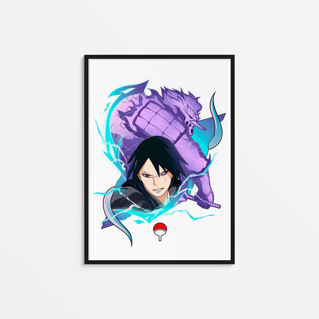 Sasuke Uchiha Poster, Anime Poster, Naruto Poster, Manga Poster - Etsy