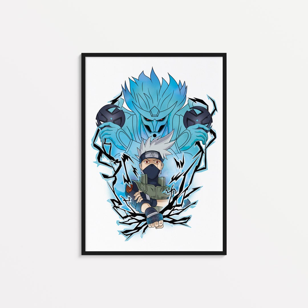 Kakashi Hatake Poster, Anime Poster, Naruto Print, Manga Poster - Etsy