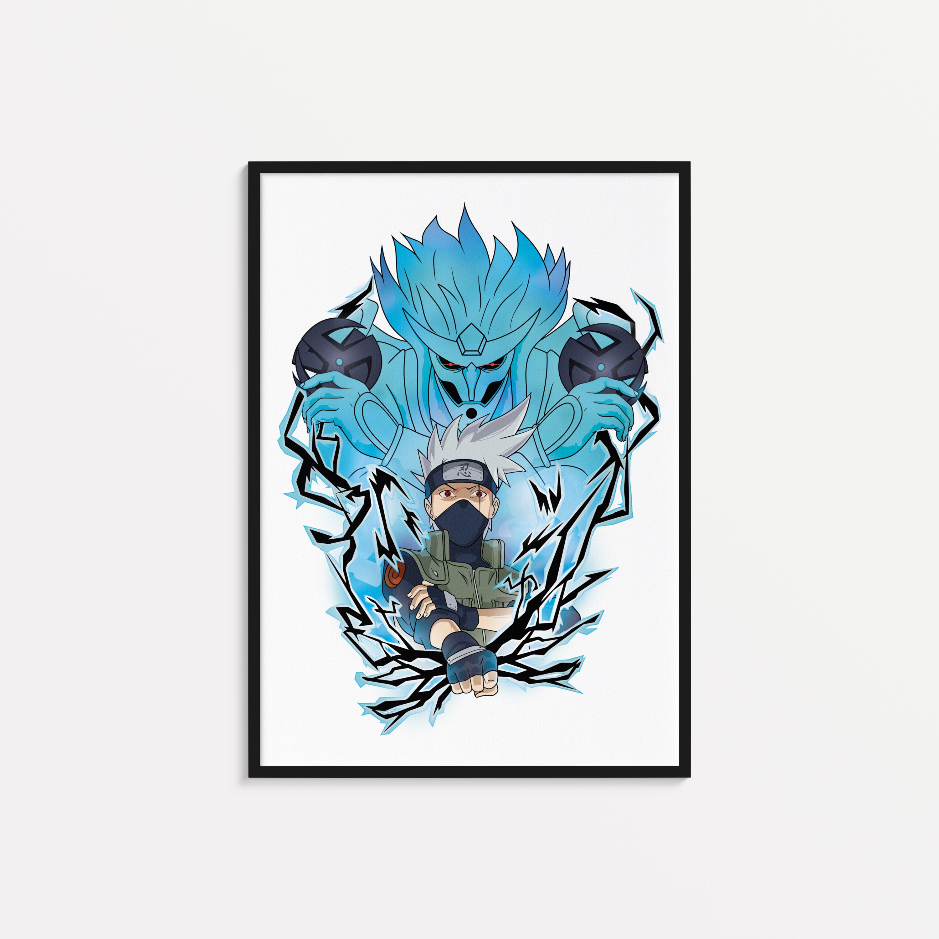 Kakashi Hatake Poster, Anime Poster, Naruto Print, Manga Poster - Etsy
