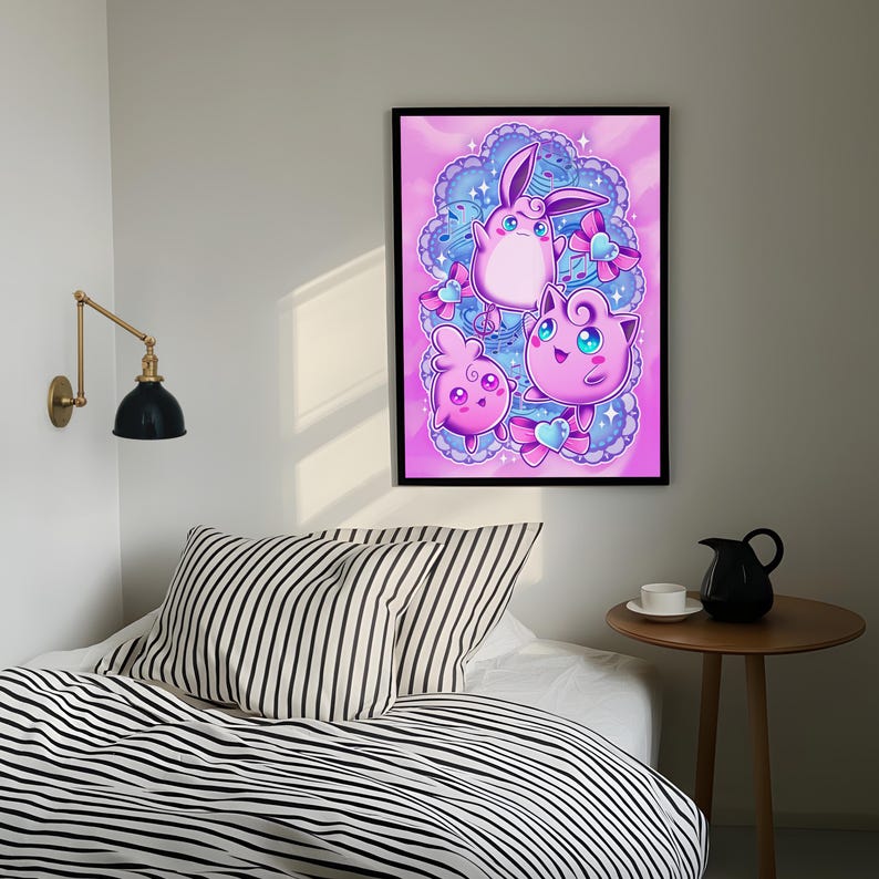 Igglybuff Evolution Poster, Anime Poster, Pokemon Poster, Manga Poster ...