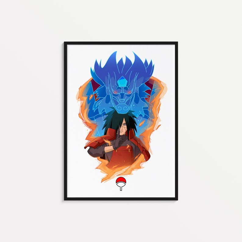 Madara Uchiha Poster, Anime Poster, Naruto Poster, Manga Poster - Etsy
