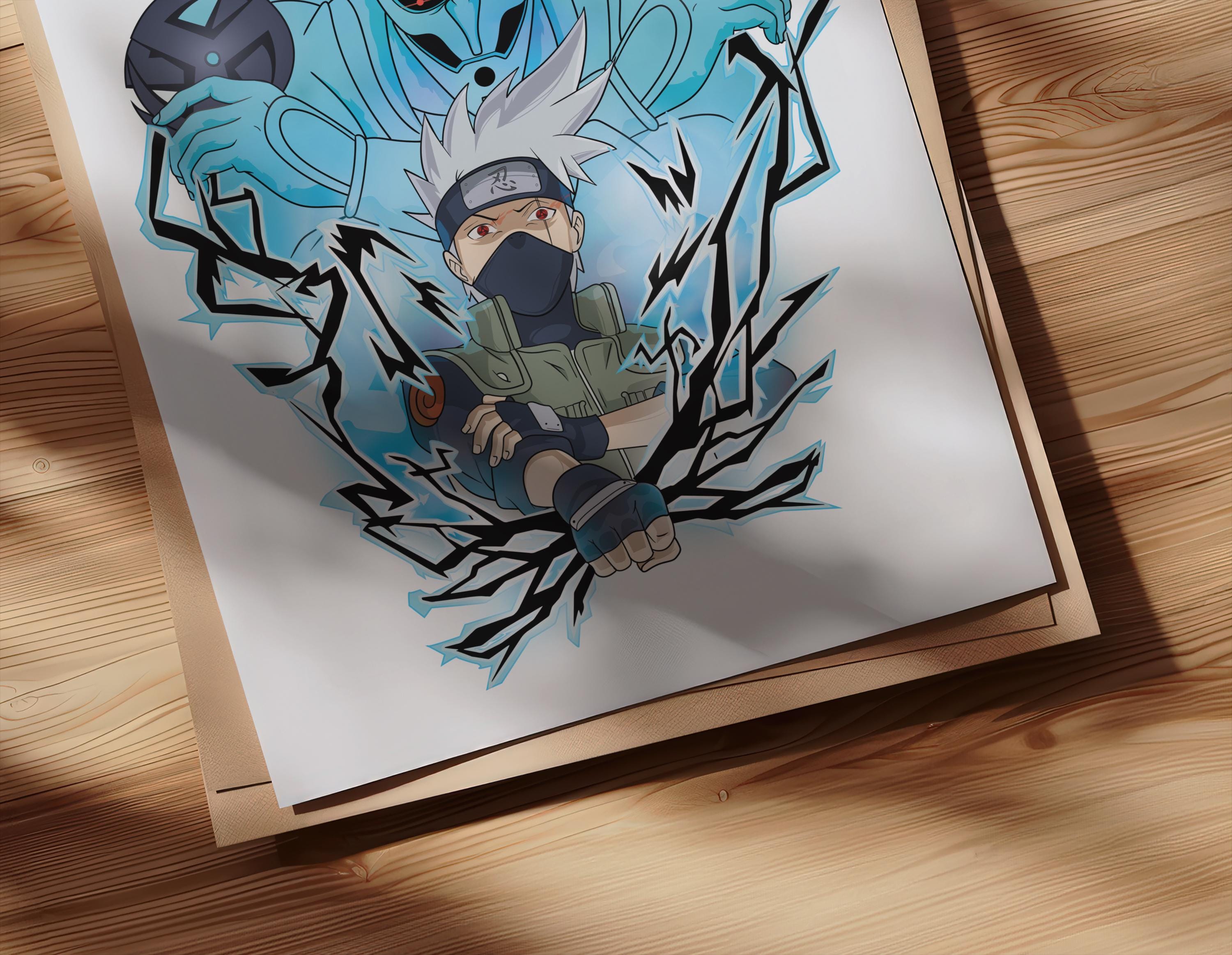 Kakashi Hatake Poster, Anime Poster, Naruto Print, Manga Poster - Etsy
