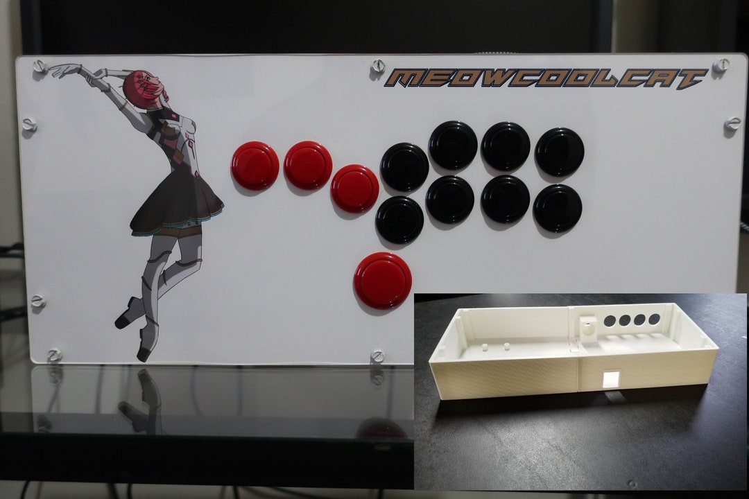 3D Printed Fight Stick - Praetorian Classic - Hitbox Compatible Case ...