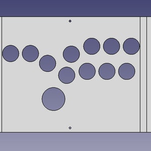 Hitbox 3D Printed Top Panel - PHYSICAL PRINT - Etsy