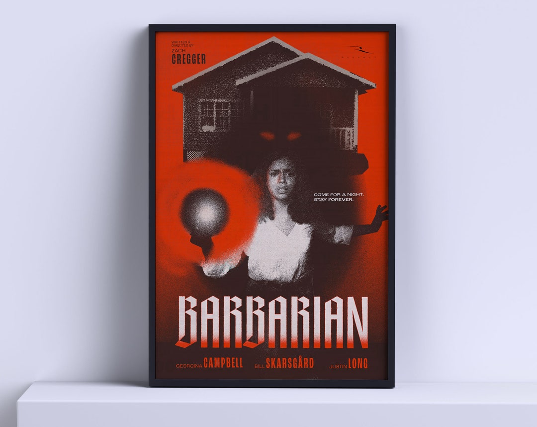 Barbarian Premium Matte Art Print Horror Film Wall Art 12x18 20x30 ...