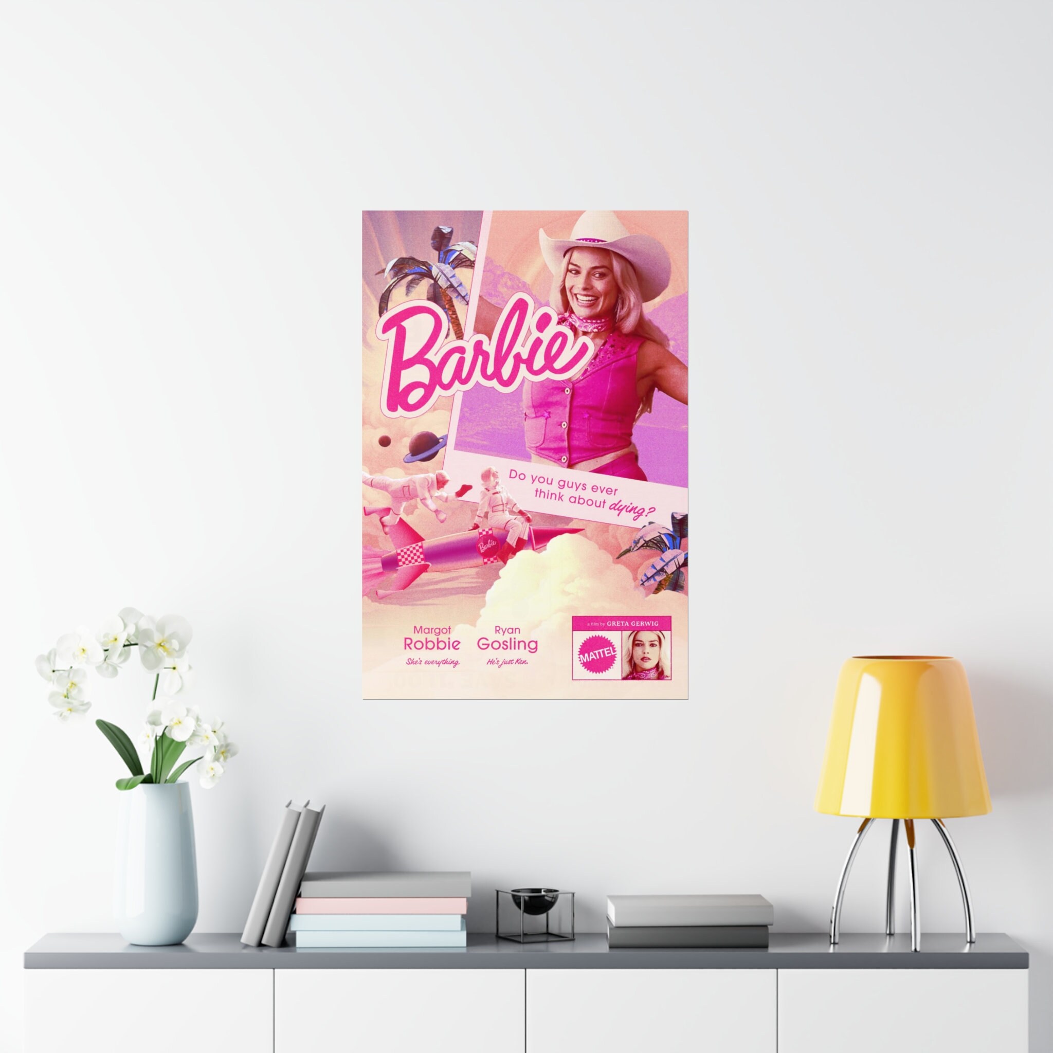 Barbie Movie Poster | Retro Barbiecore Wall Art