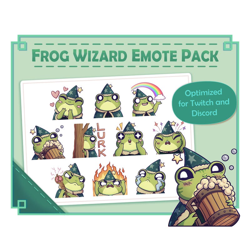 Magic Discord Emotes - Etsy