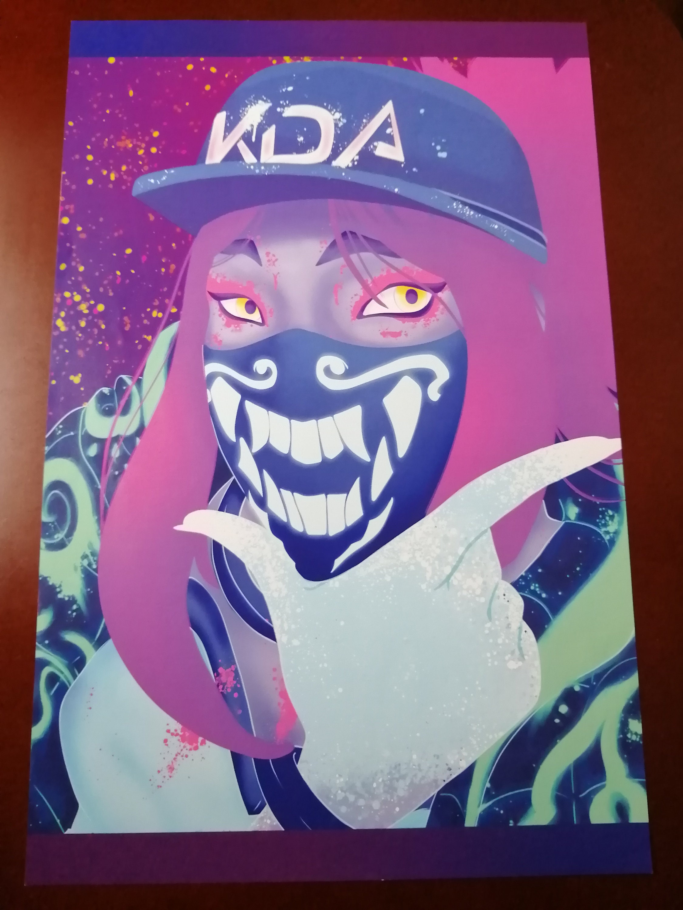 K/DA Akali Pop/star League of Legends Prints Custom - Etsy