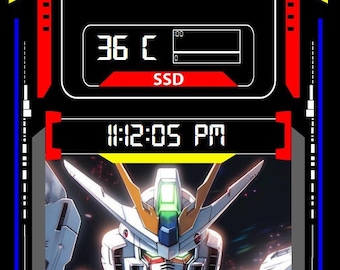 SENSOR PANEL TEMPLATE 515 X 1920 12.6 Displays for Uses With Aida64 - Etsy