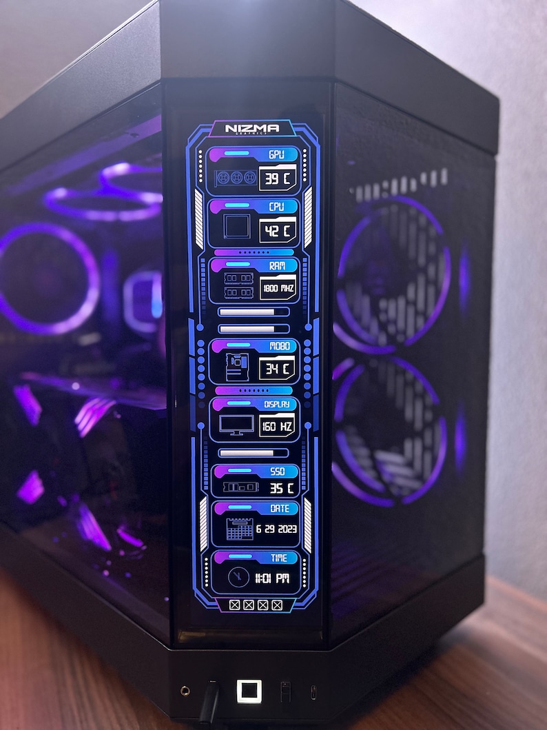 SENSOR PANEL Cyber Purple Skin/template 515 X 1920 (12.6" Displays ...