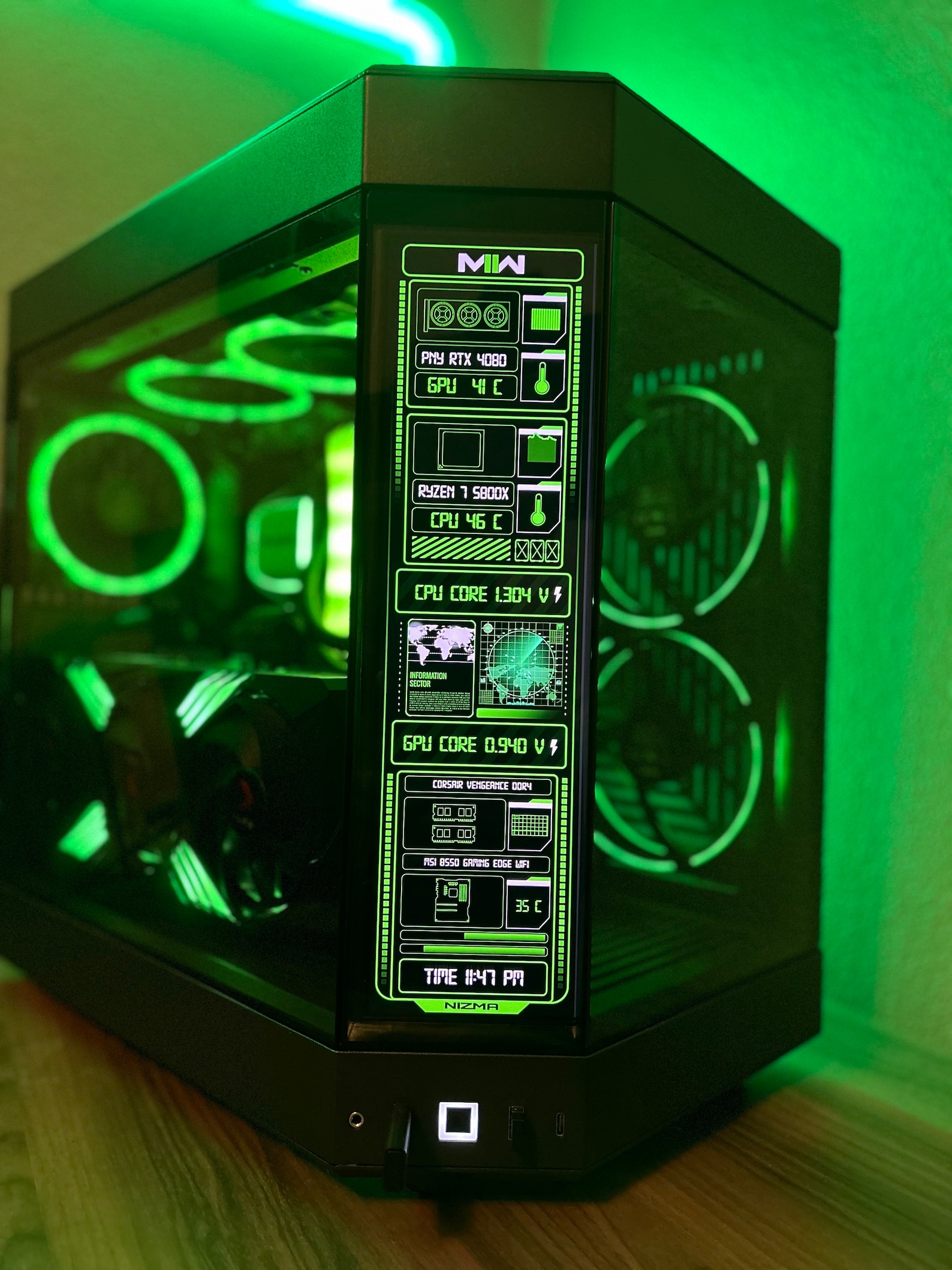 Video Game SENSOR PANEL Templates 2pc + PNG 515 X 1920 (12.6" Displays ...