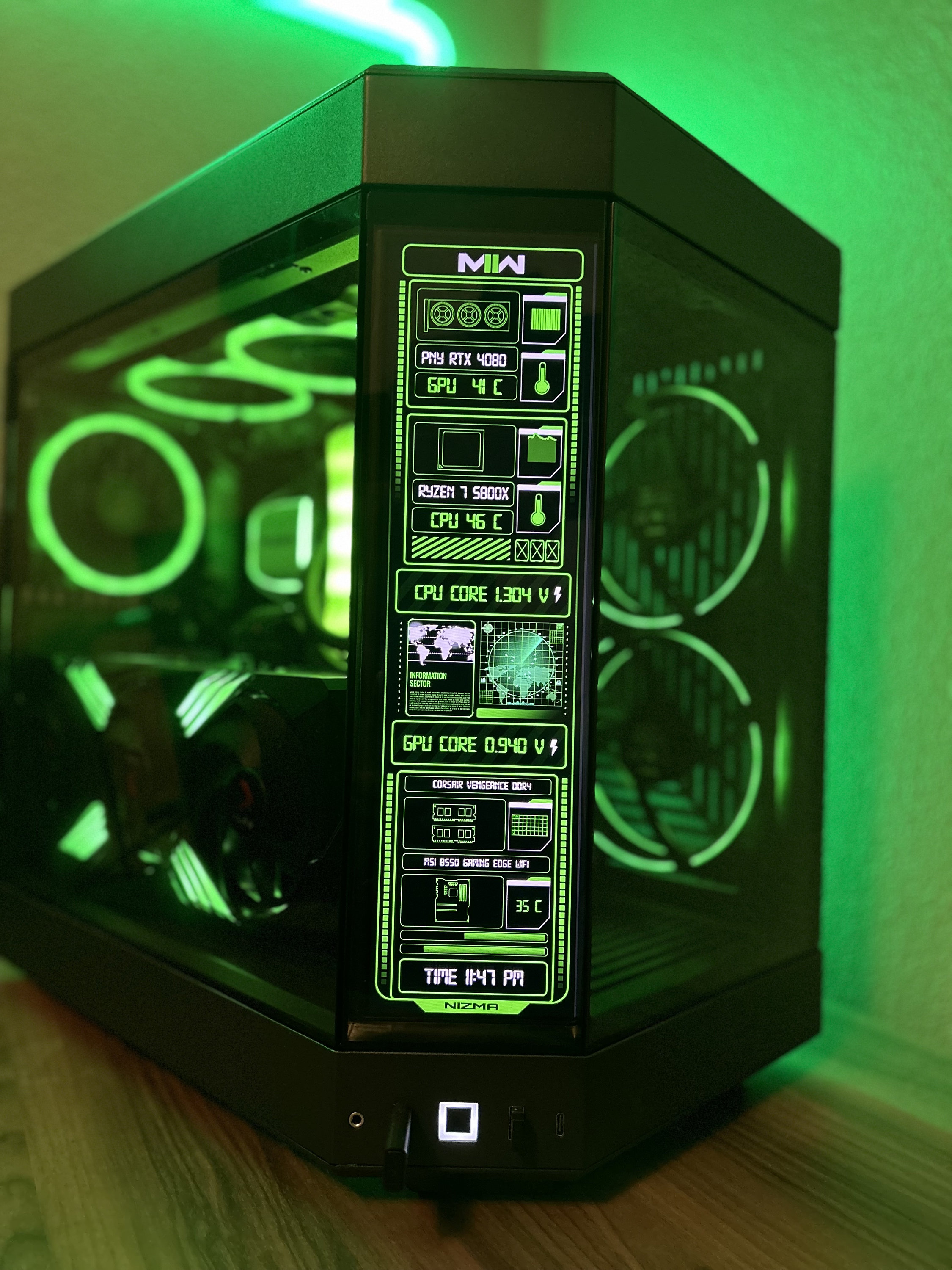 Video Game SENSOR PANEL Templates 2pc + PNG 515 X 1920 (12.6" Displays ...