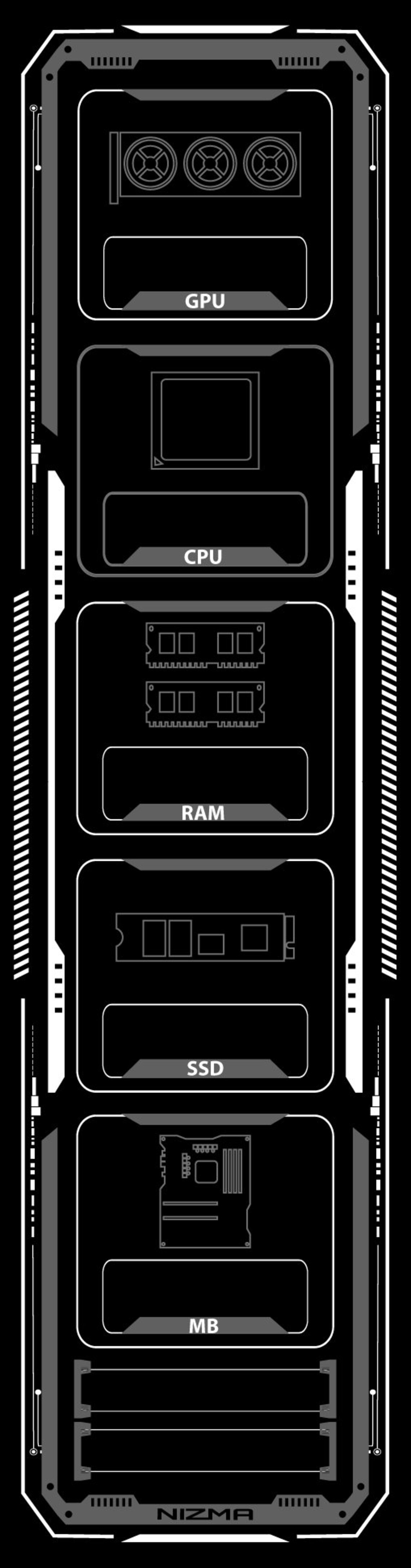 SENSOR PANEL TEMPLATE 515 X 1920 (12.6" Displays) *for Uses With Aida64 ...