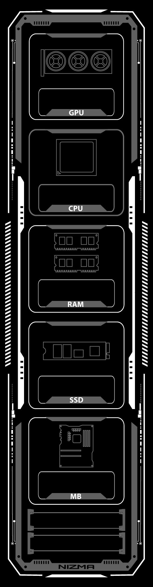 SENSOR PANEL TEMPLATE 515 X 1920 (12.6" Displays) *for Uses With Aida64 ...