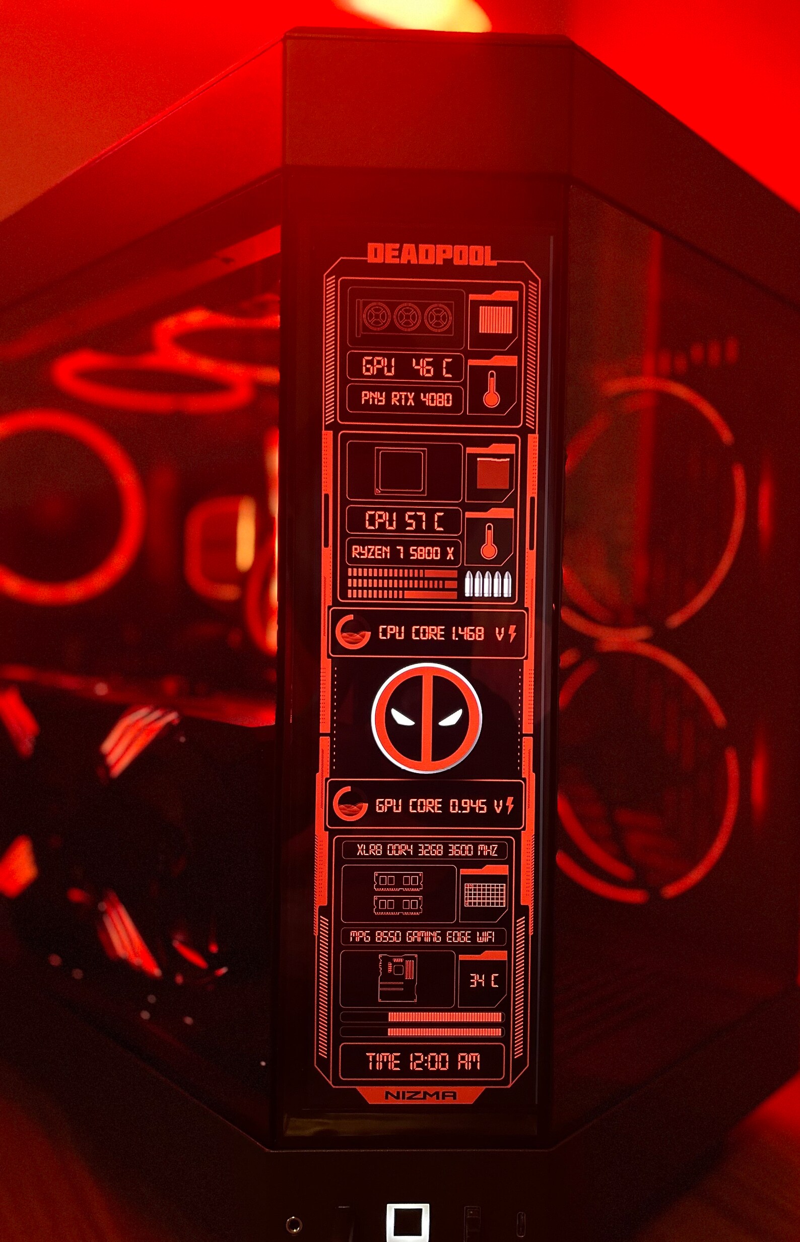 Superhero Themed SENSOR PANEL TEMPLATE 515 X 1920 12.6 Displays for ...