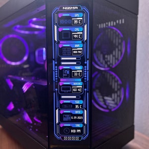 SENSOR PANEL Cyber Purple Skin/template 515 X 1920 (12.6" Displays ...