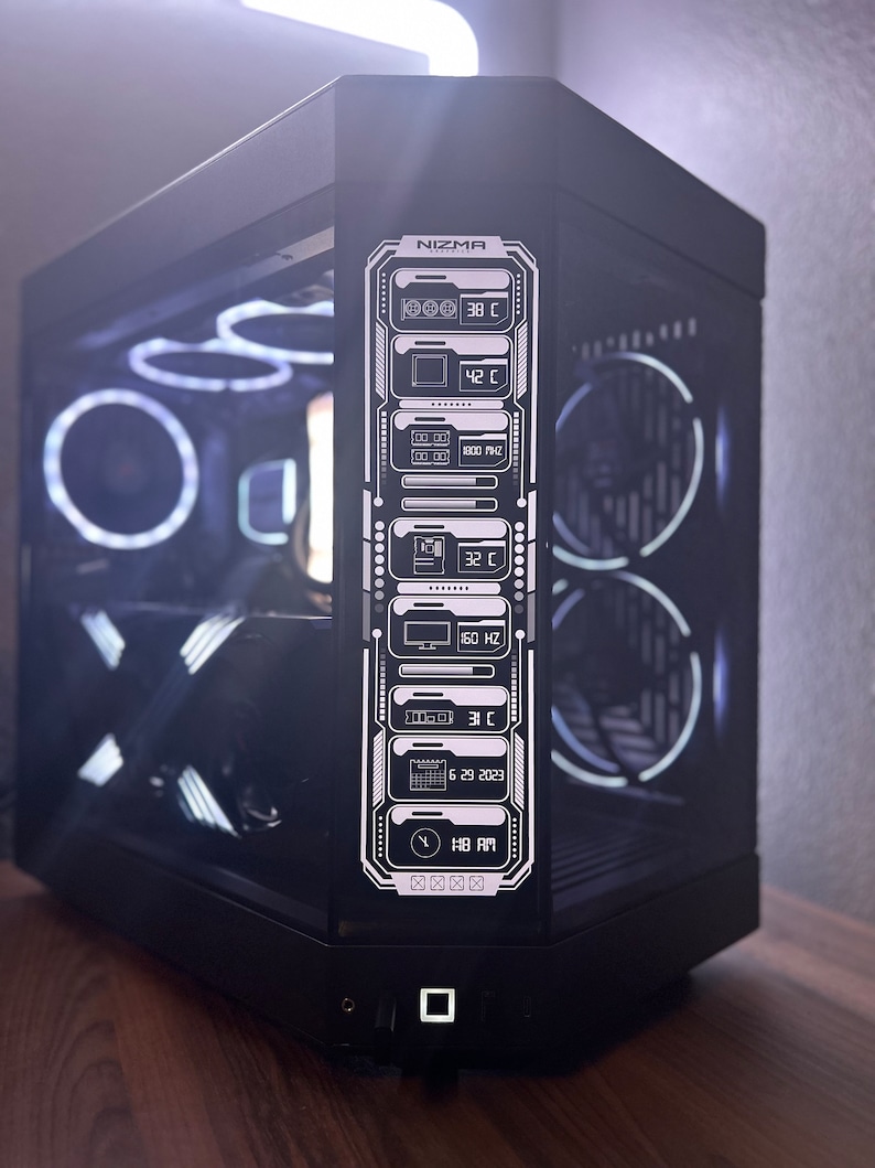 SENSOR PANEL Cyber White and Black Skin/template 515 X 1920 (12.6 ...