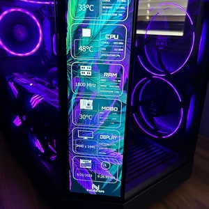 SENSOR PANEL TEMPLATE 515 X 1920 (12.6" Displays) *for Uses With Aida64 ...