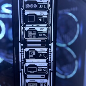 SENSOR PANEL Cyber White and Black Skin/template 515 X 1920 (12.6 ...