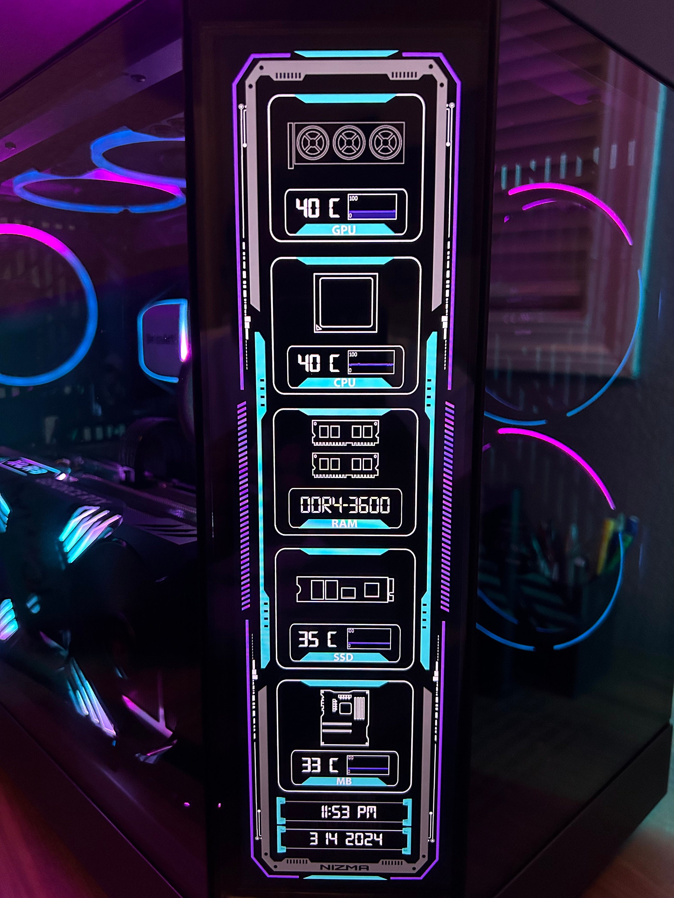 SENSOR PANEL TEMPLATE 515 X 1920 (12.6" Displays) *for Uses With Aida64 ...