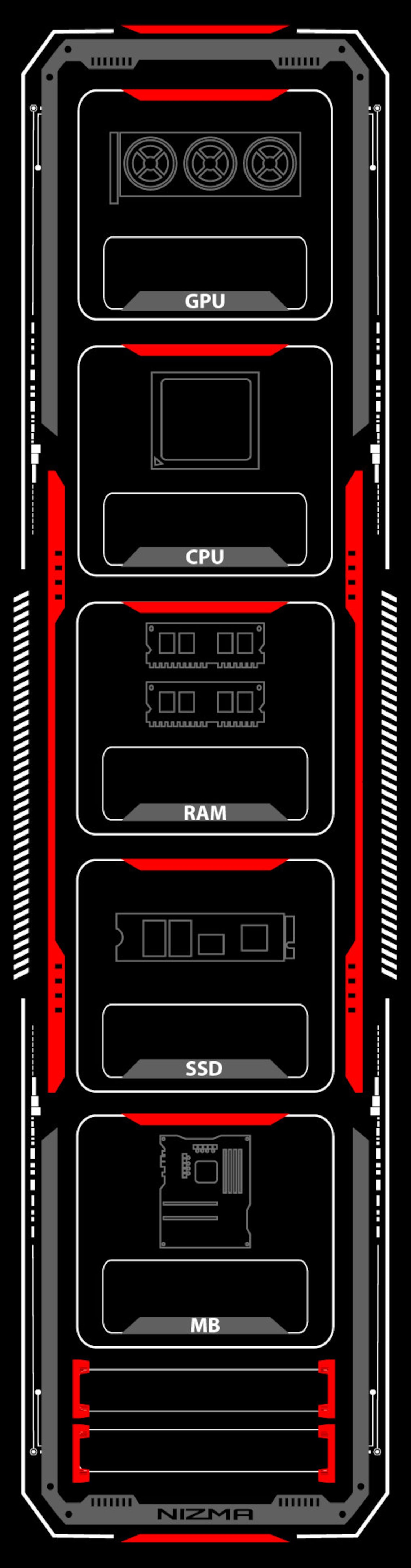 SENSOR PANEL TEMPLATE 515 X 1920 (12.6" Displays) *for Uses With Aida64 ...