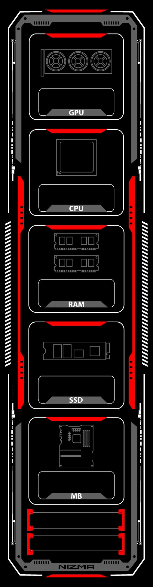 SENSOR PANEL TEMPLATE 515 X 1920 (12.6" Displays) *for Uses With Aida64 ...