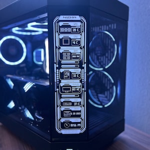 SENSOR PANEL Cyber White and Black Skin/template 515 X 1920 (12.6 ...