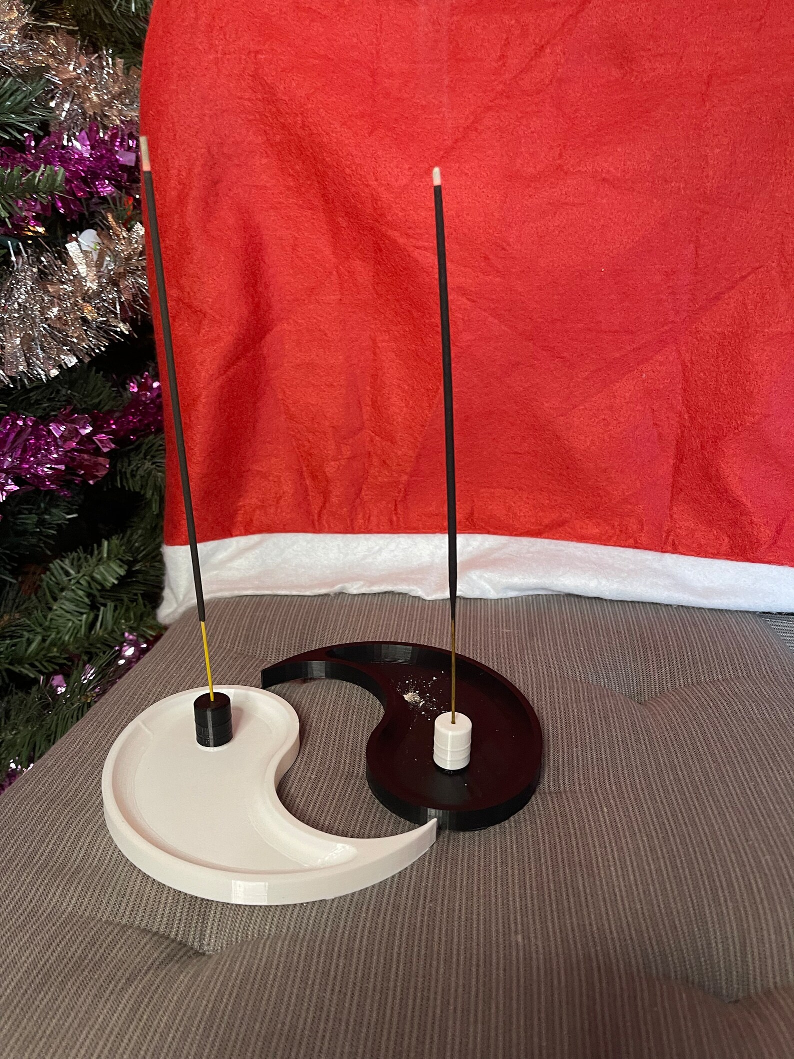 Harmony in Fragrance: Handcrafted Yin Yang Incense Holder for Tranquil ...