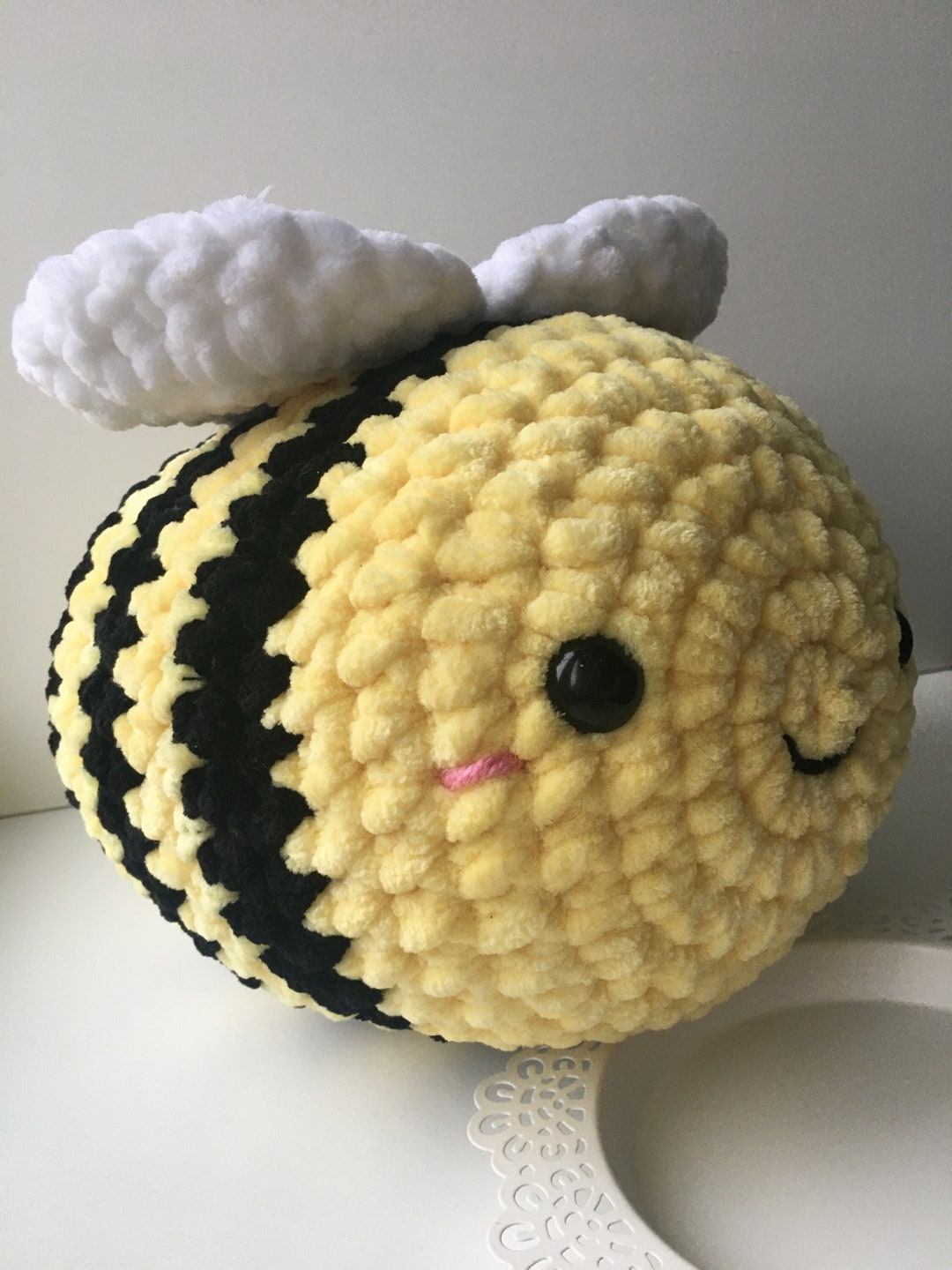 Big Soft Bee - Crochet - Etsy