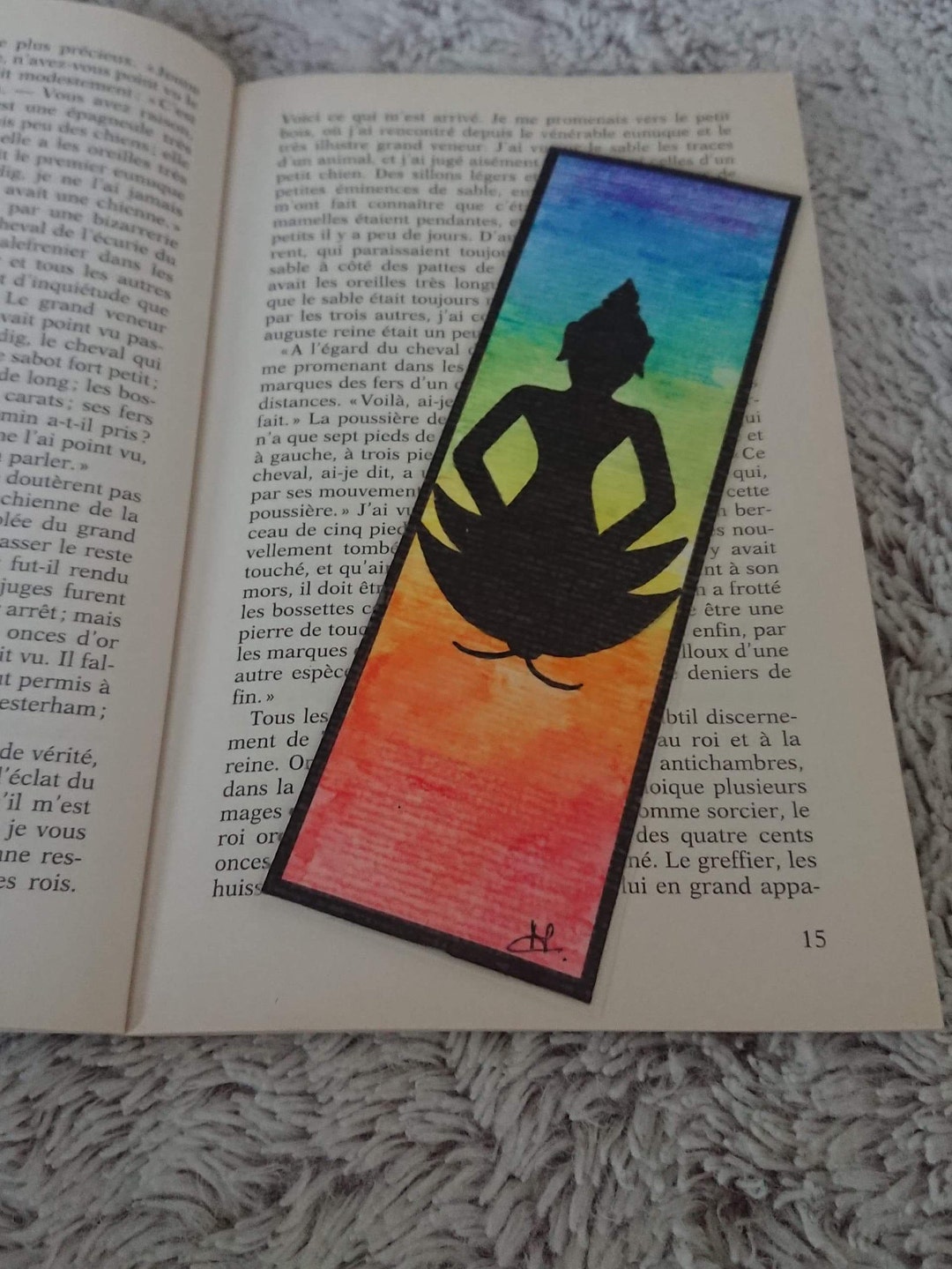 Buddha Bookmark 7 Chakras - Etsy