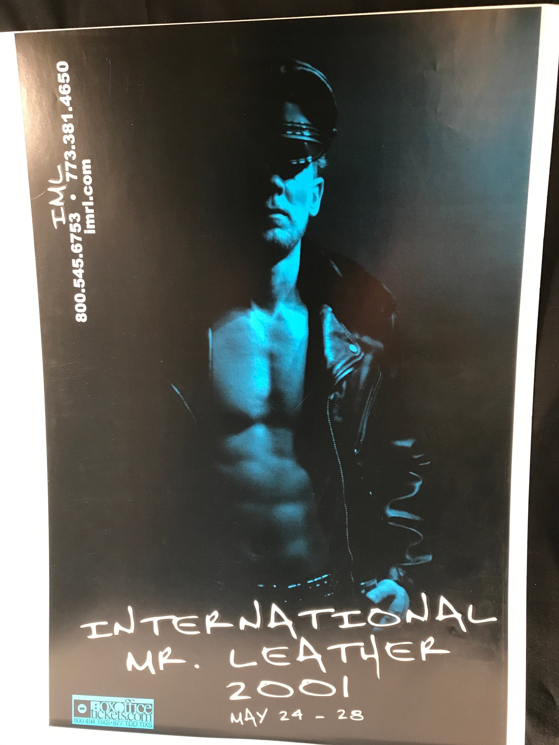 IML International Mr. Leather Poster Chicago 2001 2002 - Etsy
