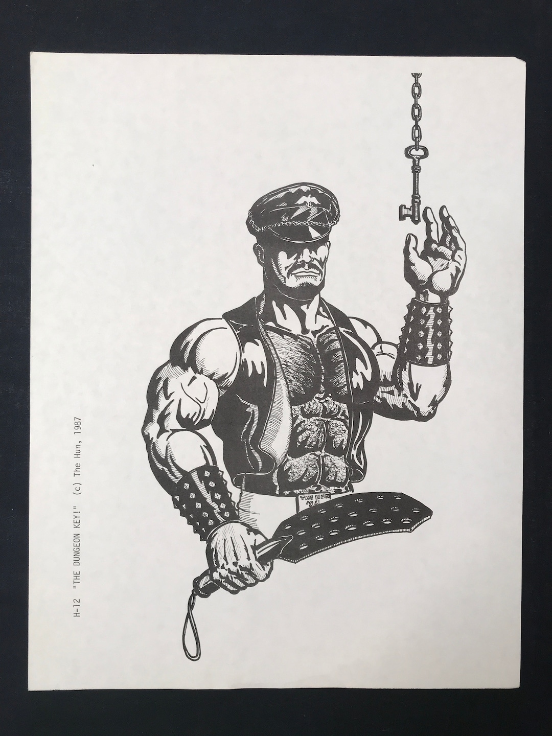 Original the Hun Print - Bill Schmeling "the Dungeon Key!" H-12 Series 1987 - Etsy