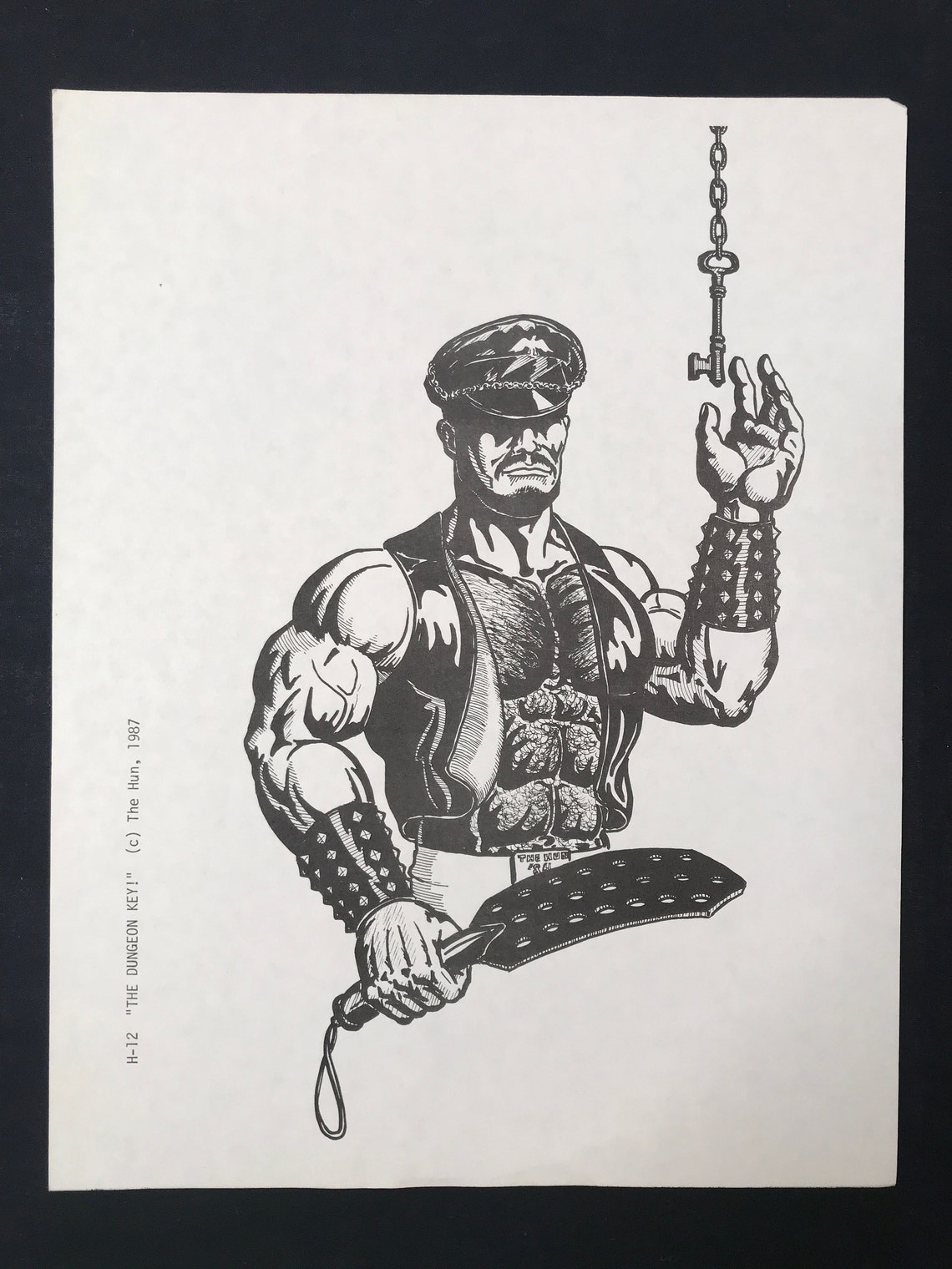 Original the Hun Print - Bill Schmeling "the Dungeon Key!" H-12 Series ...