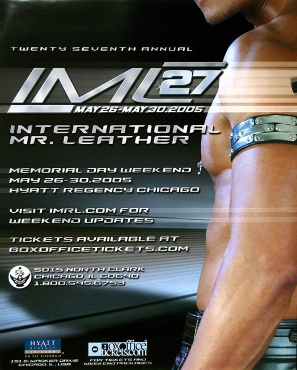 IML International Mr. Leather Poster Chicago 2001 2002 - Etsy