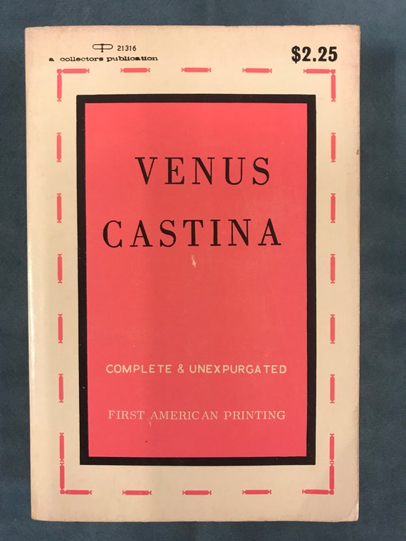Pulp Book VENUS CASTINA Collectors Publication 1969 1st Ed. - Etsy