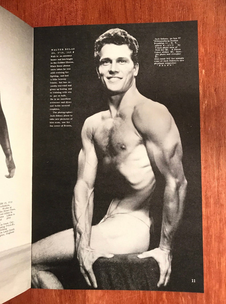 Physique Pictorial Vol. 8 No.4 1959 Original Uncirculated Bob - Etsy