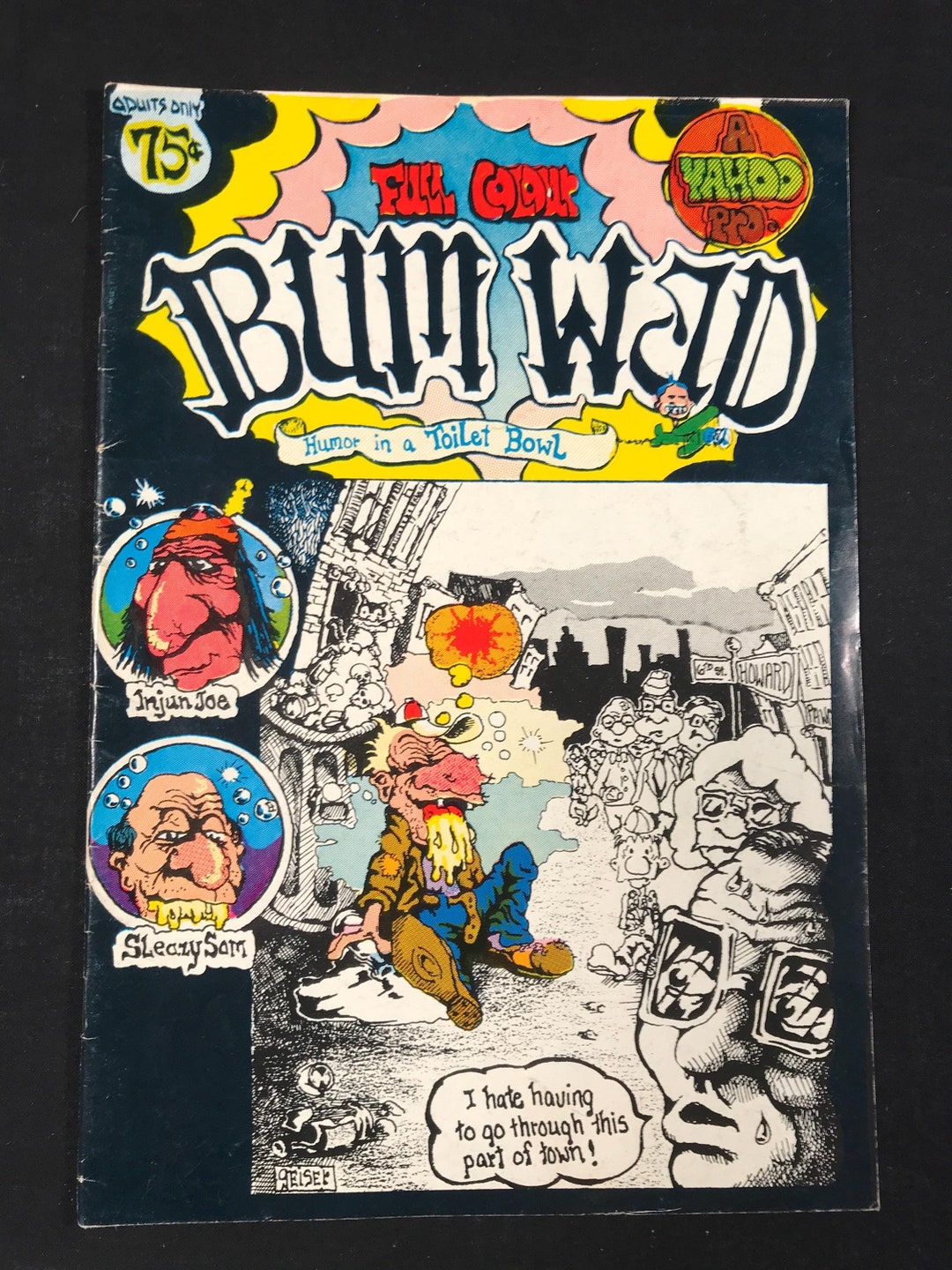 Bum Wad #1 Comic Book 1st Printing Underground Comix 1971 Dave Geiser ...