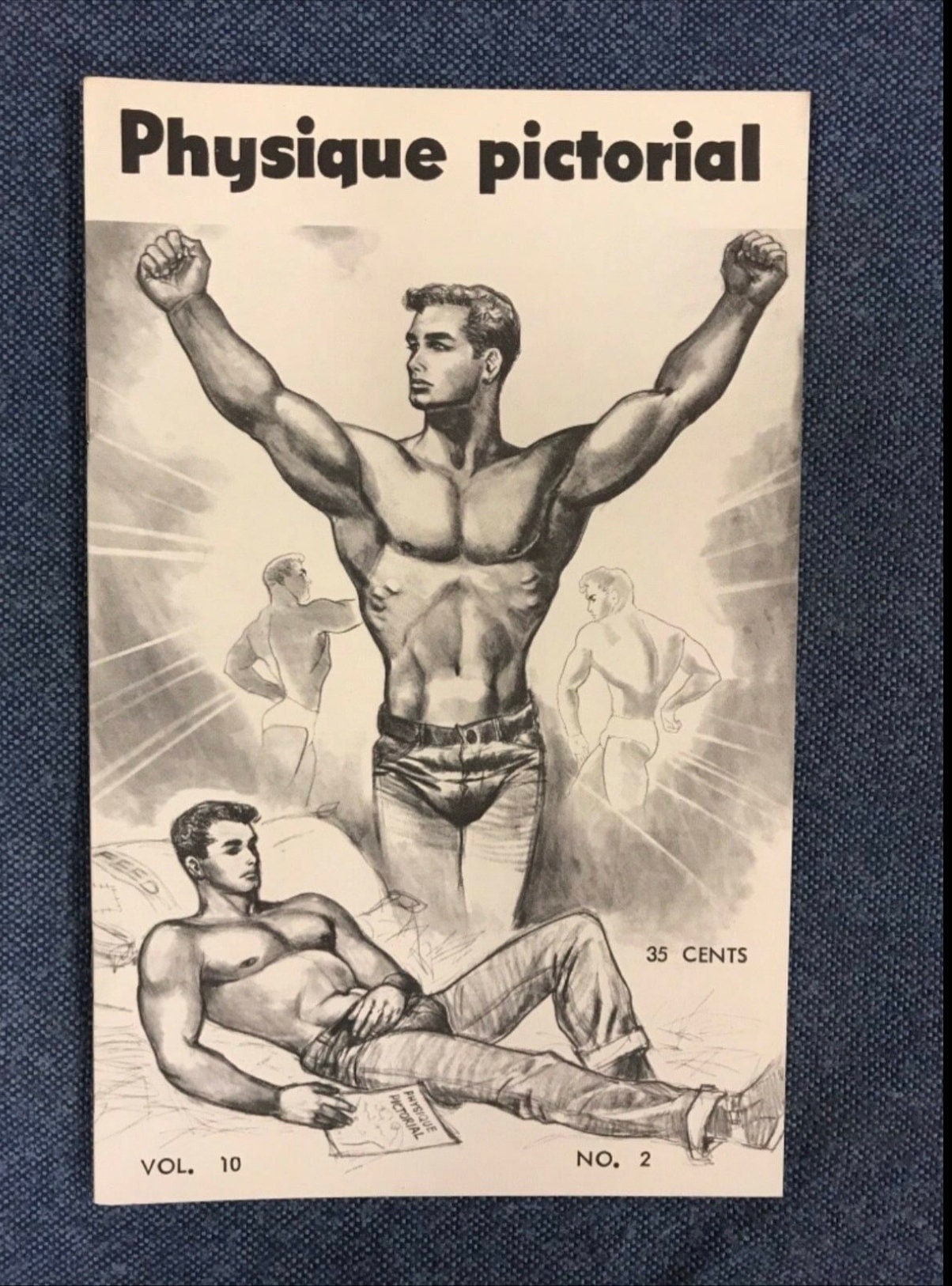 Physique Pictorial Vol.10 No.2 1960 Original Uncirculated Bob Mizer Estate - Etsy