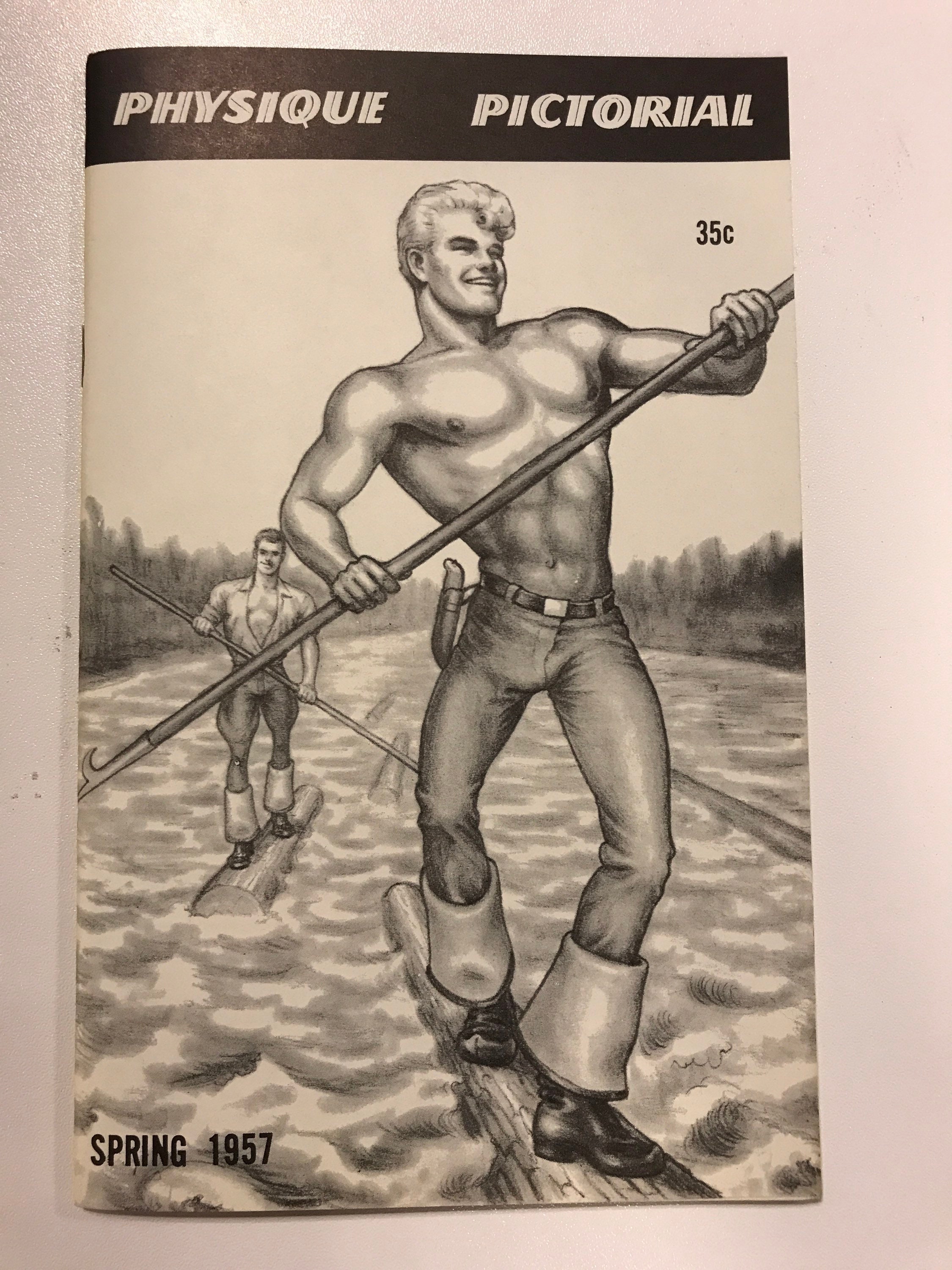 RARE Physique Pictorial Vol.7 No.1 1957 Uncirculated Bob Mizer Estate, 1st Ever Tom of Finland ...