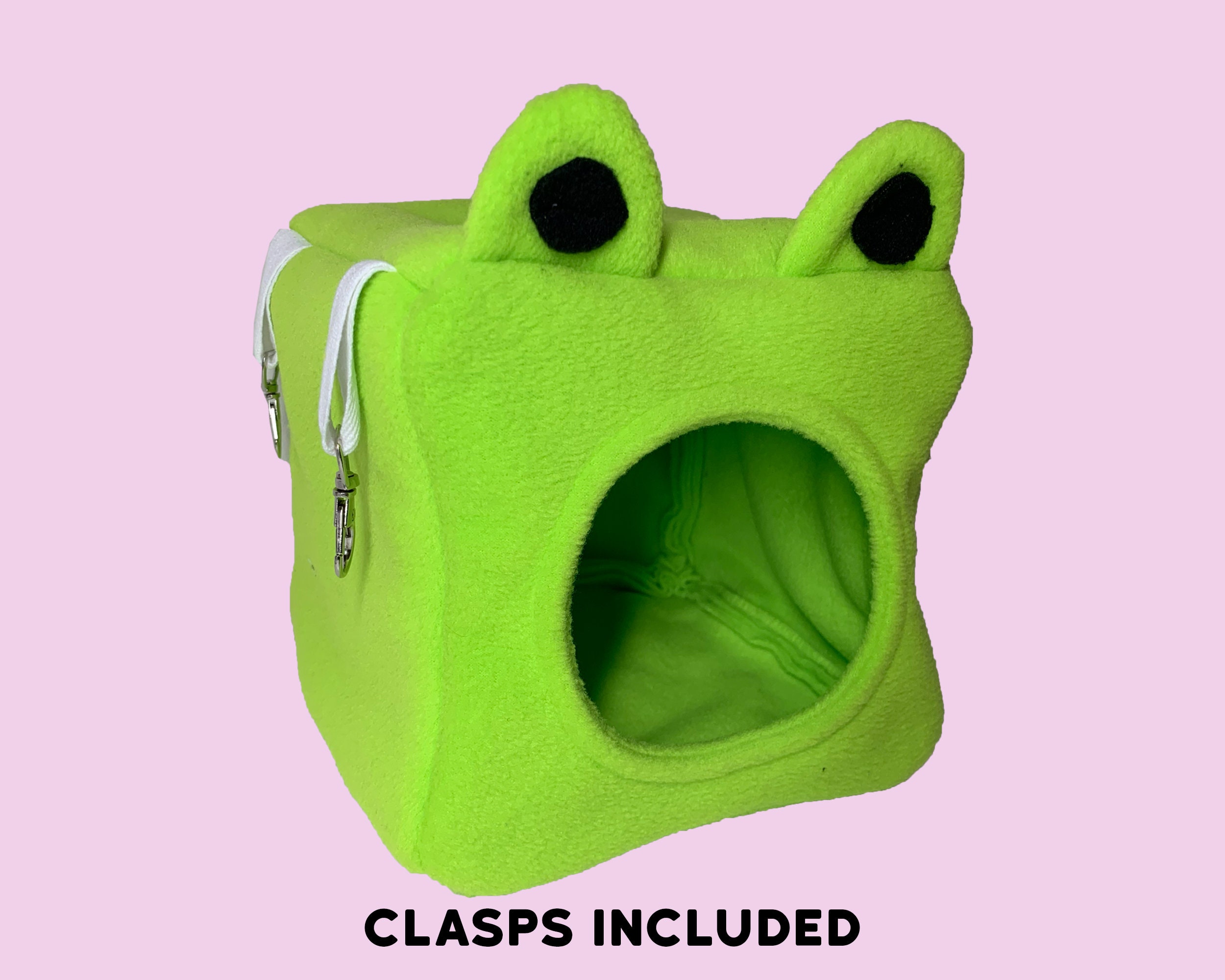 Rat Hammock Frog Cube With Metal Hooks Included Soft Fleece | Etsy