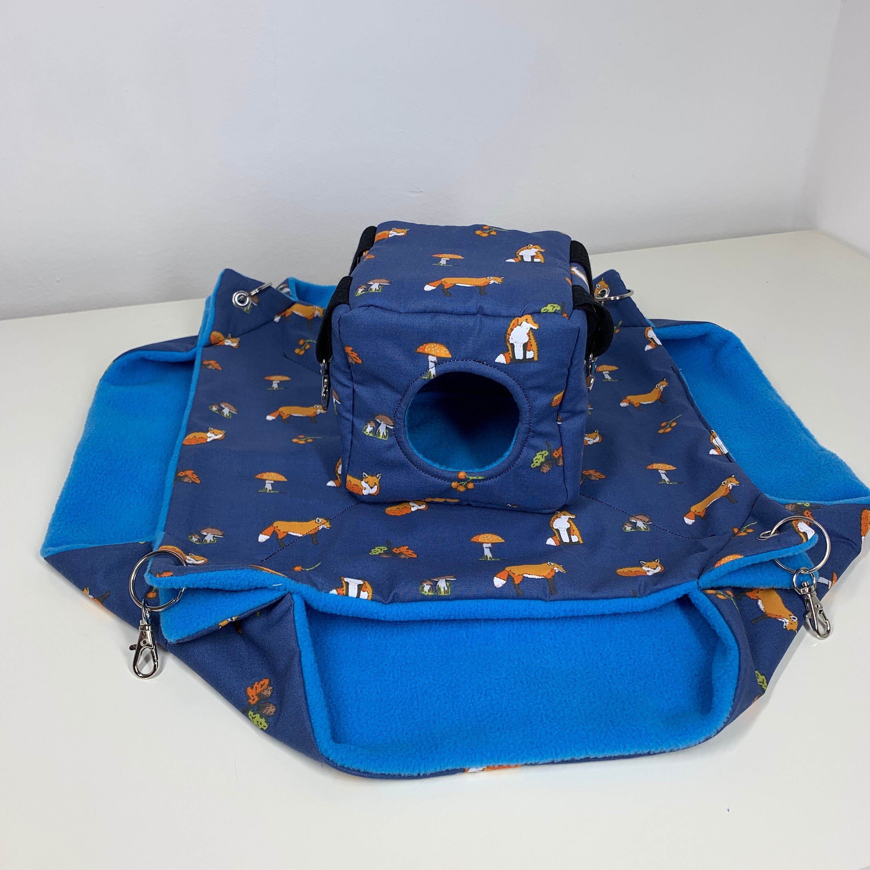 Mouse Hammock Set with Fleece and metal clips Hanging | Etsy