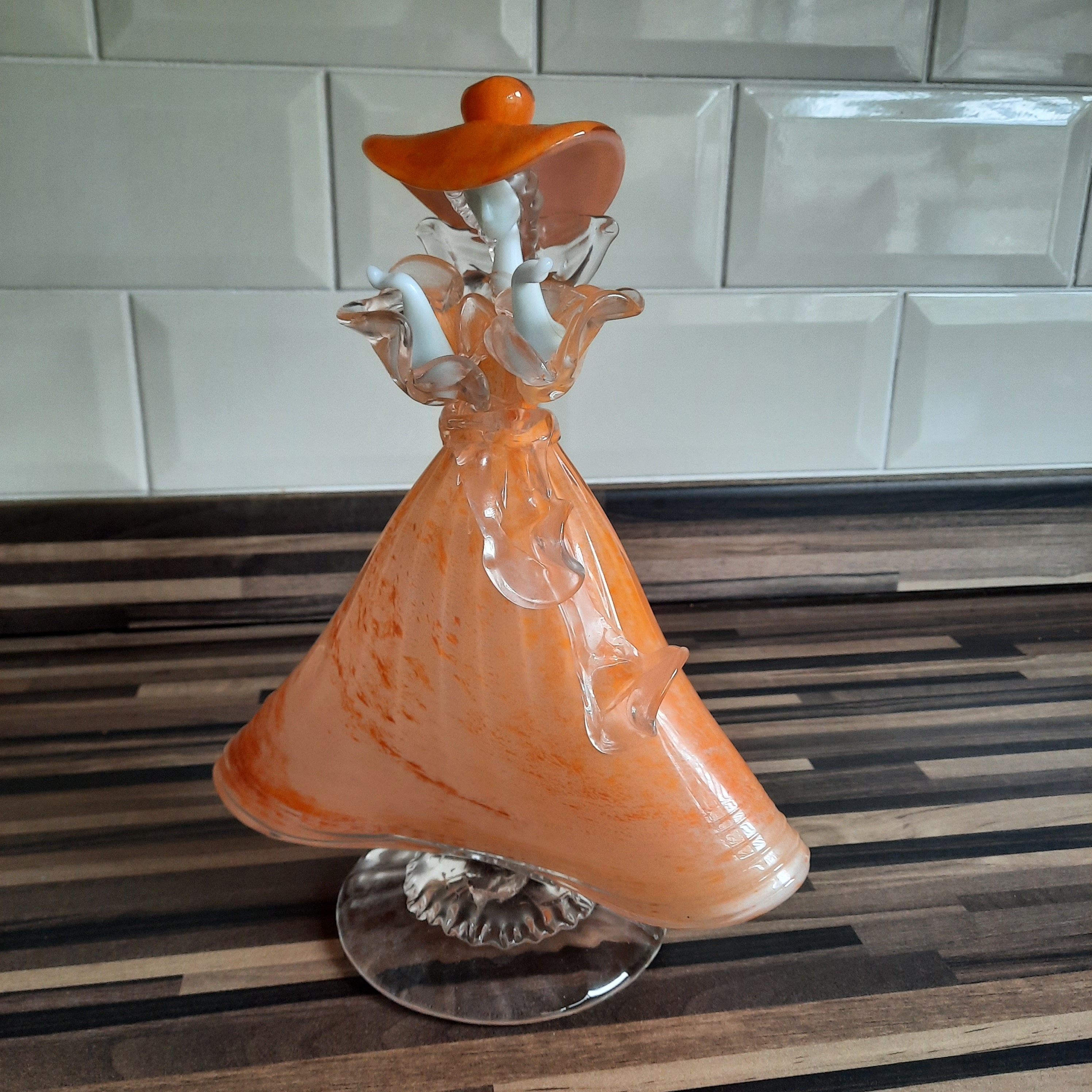 Pair Vintage Murano Glass Dancing Figurines Circa 1950 - Etsy