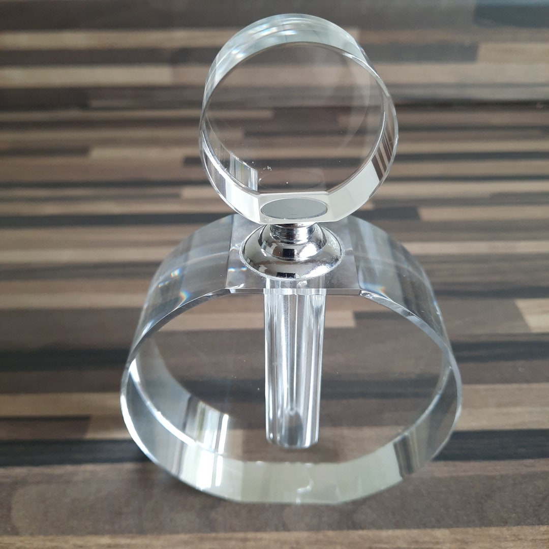 Vintage Clear Glass Perfume Bottle With Wand - Etsy