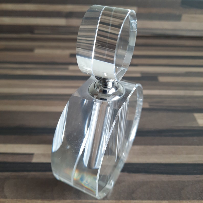 Vintage Clear Glass Perfume Bottle With Wand - Etsy