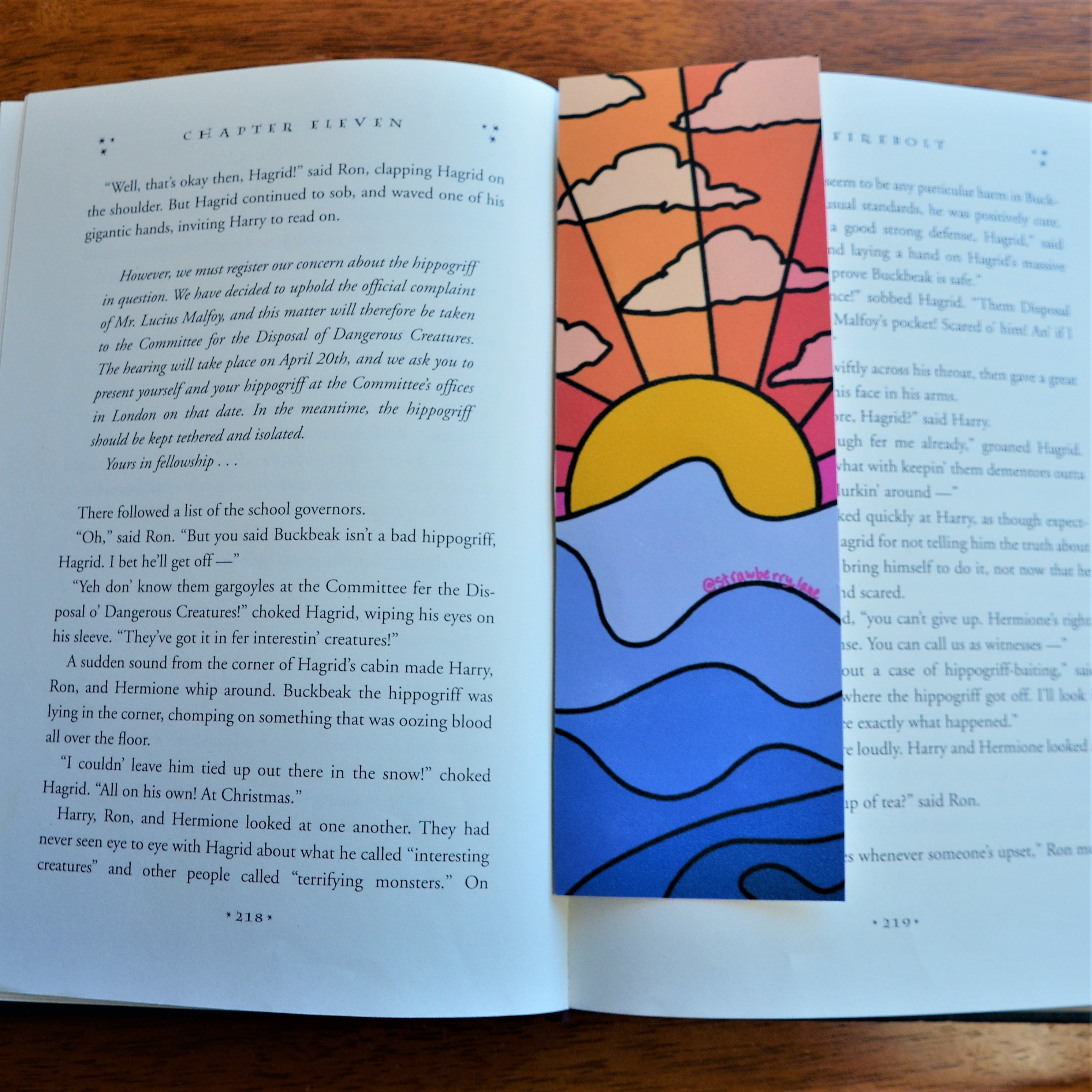 Sunset Waves Bookmark - Etsy