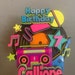 80s Music Theme Cake Topper,music Cake Topper,boombox Cake Topper - Etsy