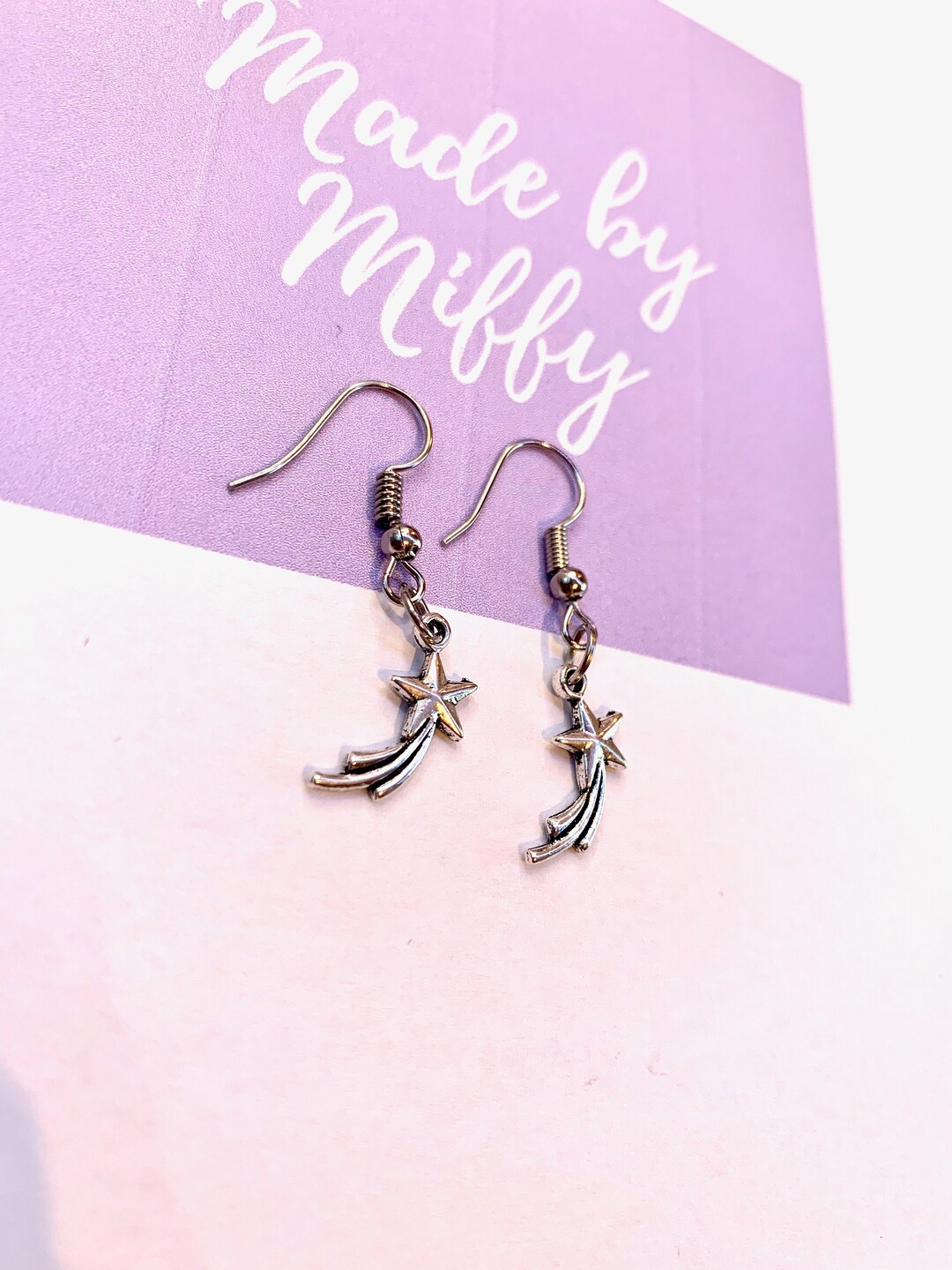 Shooting Star Earrings | Handmade Earrings | Cute Dangle & Drop ...