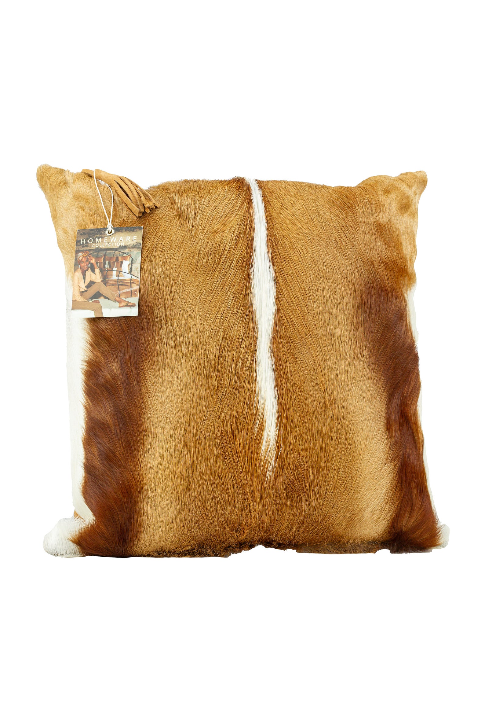 Springbok Cushion/african Leather/ Genuine African Springbok - Etsy