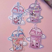 Boba Bear Sticker – Cute Waterproof Kawaii Vinyl Decal - Etsy
