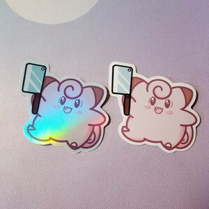 Cute but Deadly Poke Vol.1 Holographic Stickers Cute Stickers Kawaii ...